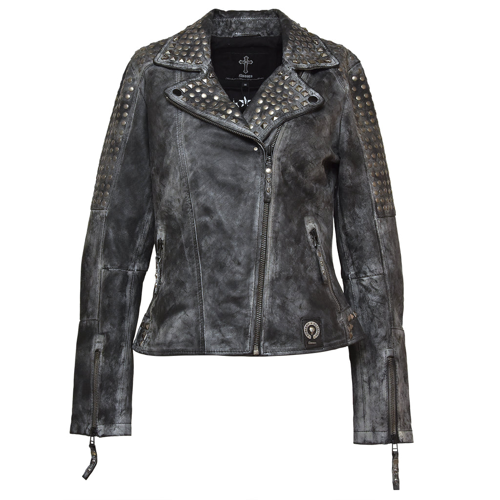 Lederjacke Damen Mit Nieten