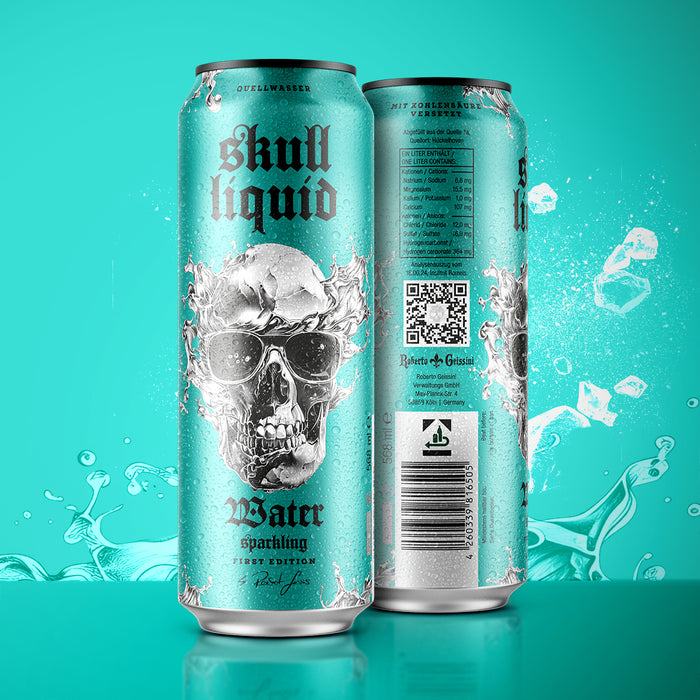 12 x Skull Liquid Wasser & Koffein - Limited Edition – Roberto Geissini