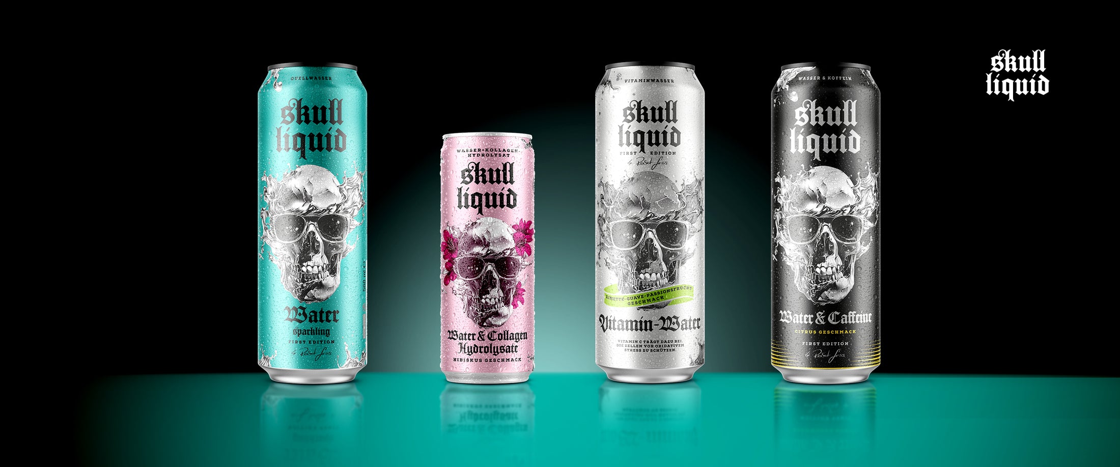 12 x Skull Liquid Sparkling Wasser - Limited Edition – Roberto Geissini